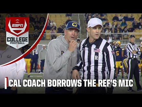 Cal coach uses ref’s microphone to tell fans to stop throwing items on ...