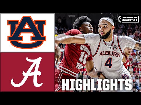 Auburn Tigers vs. Alabama Crimson Tide | Full Game Highlights | ESPN College Basketball ...