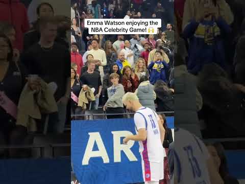 Emma Watson enjoying the NBA All Star Celebrity Game! – Whatfinger Sports