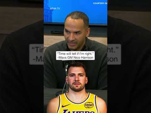 Mavericks GM Nico Harrison said it was his decision to trade Luka Doncic to Los Angeles #shorts ...