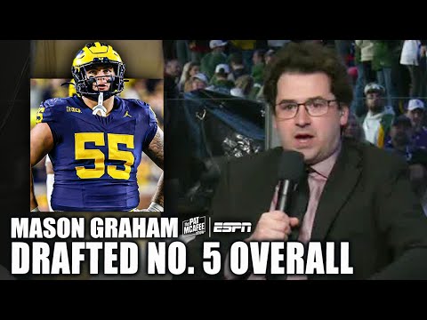 Mason Graham drafted at No. 5 by the Browns, Mad Mel reacts | Pat ...