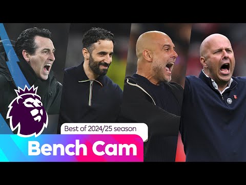 Premier League Highlights: Best Bench Cam moments from 2024-25 season | Premier League | NBC ...