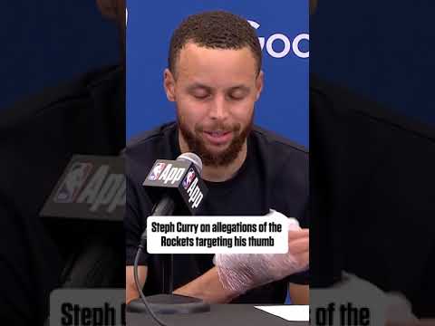 Steph Curry on the Rockets allegedly swiping at his thumb – Whatfinger Sports