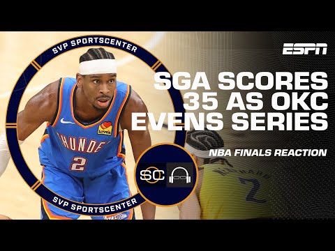 NBA Finals Game 4 FULL REACTION 🍿 Thunder finish strong to even series ...