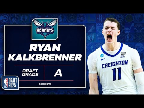 Ryan Kalkbrenner selected No. 34 overall by Hornets | 2025 NBA Draft ...