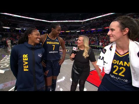 Caitlin Clark, Aliyah Boston & Kelsey Mitchell preview the All-Star Game in Indiana | WNBA on ...