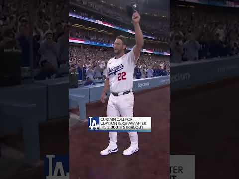 Clayton Kershaw reacts to joining the 3000K club 🤩 #baseball #mlb – Whatfinger Sports