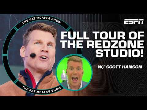 Scott Hanson gives a BEHIND-THE-SCENES TOUR of the NFL RedZone studio! 🎥 | The Pat McAfee Show ...
