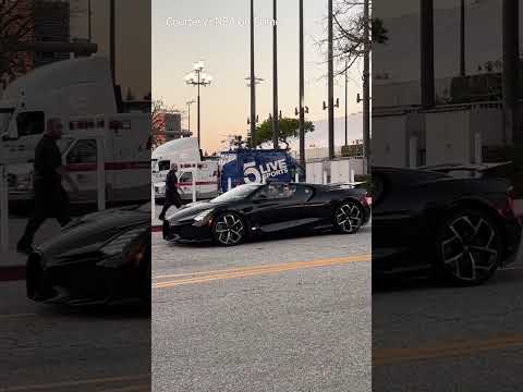 Luka Doncic pulled up to Mavs-Lakers in a Bugatti 👀 (via @NBAonPrime/X ...